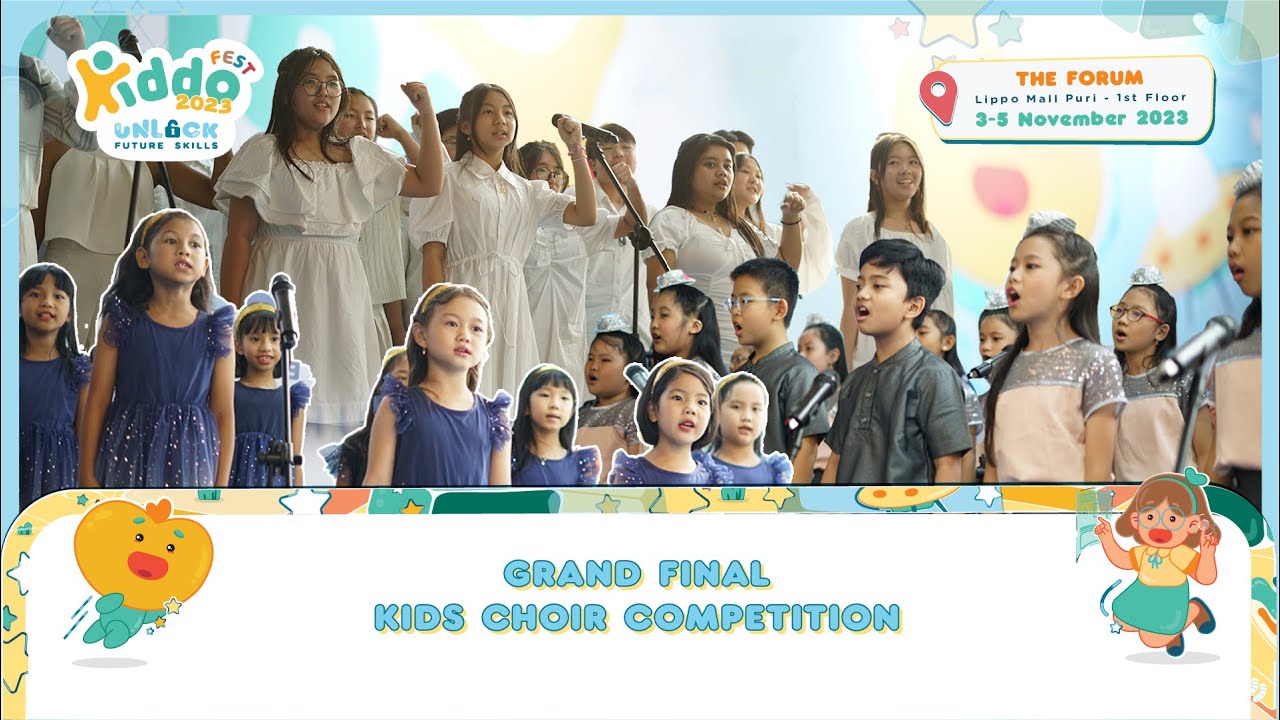 Grand Final Kids Choir Competition - Kiddofest 2023 - YouTube