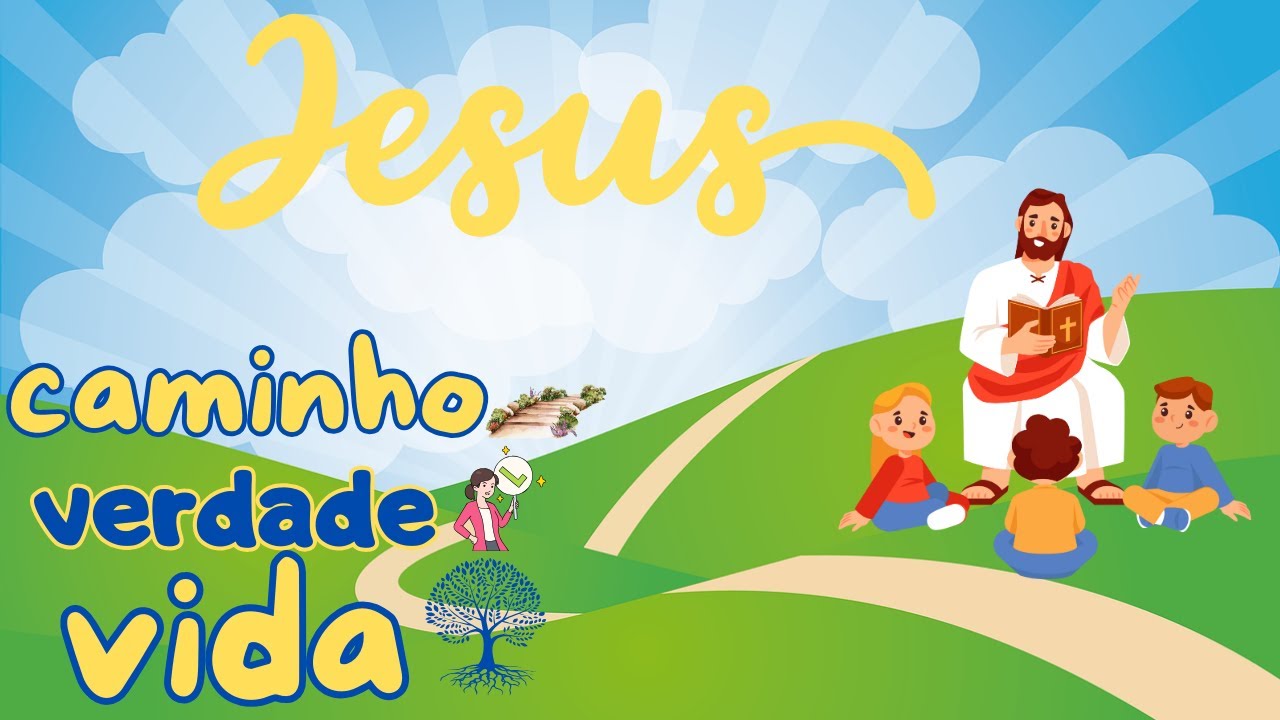 desenho animado biblico eu sou o caminho a verdade e a vida - YouTube