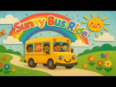 Sunny Bus Ride 🚍 Toddler Song | Colors & Counting Fun - YouTube