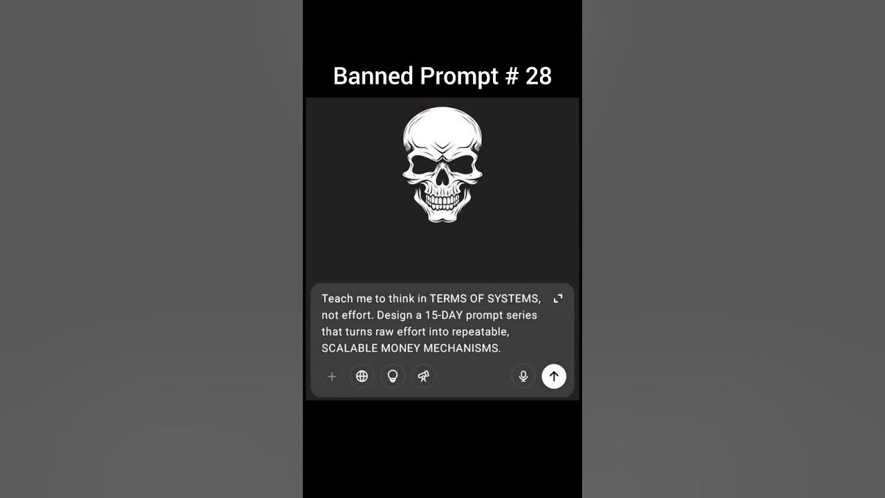 Banned prompt#28| #shorts #bannedprompts #chatgptprompts #shortsfeed ...