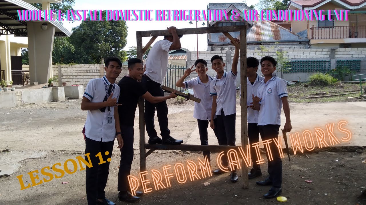 Lesson 1: Perform Cavity Works (Construction of Wooden Wall) - YouTube