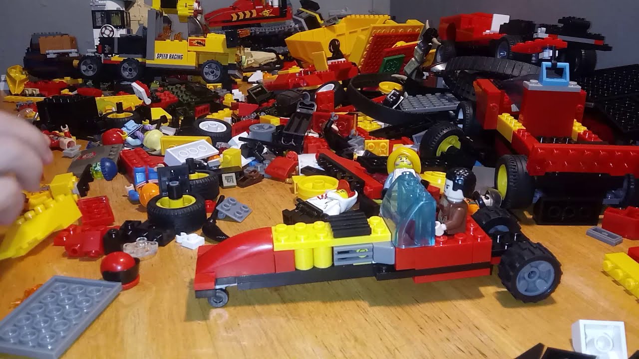 Lego drag race car build - YouTube