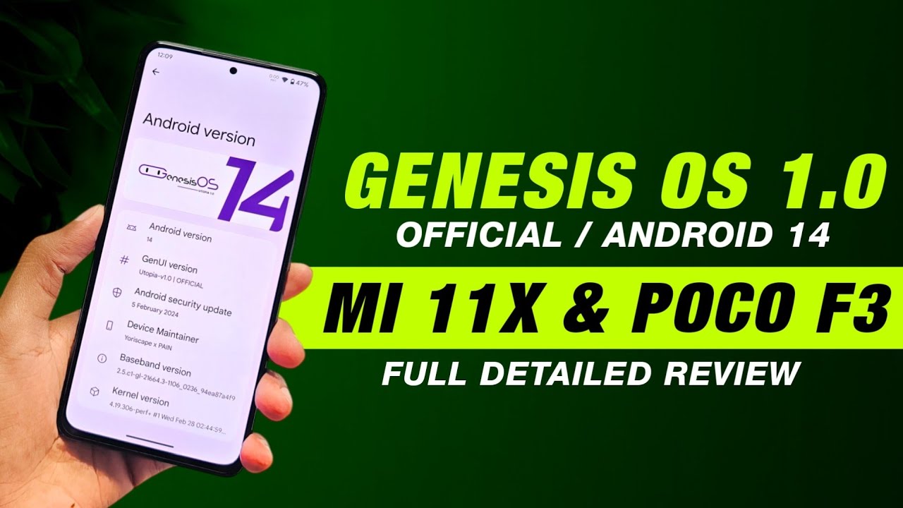 Genesis OS Utopia 1.0 Official For Mi 11X & POCO F3 | Android 14 | Full Detailed Review - YouTube