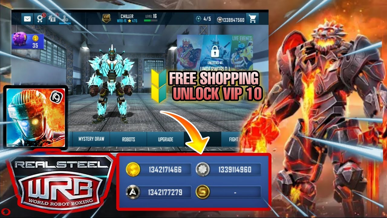 REAL STEEL WORLD ROBOT BOXING(WRB) Mods - YouTube