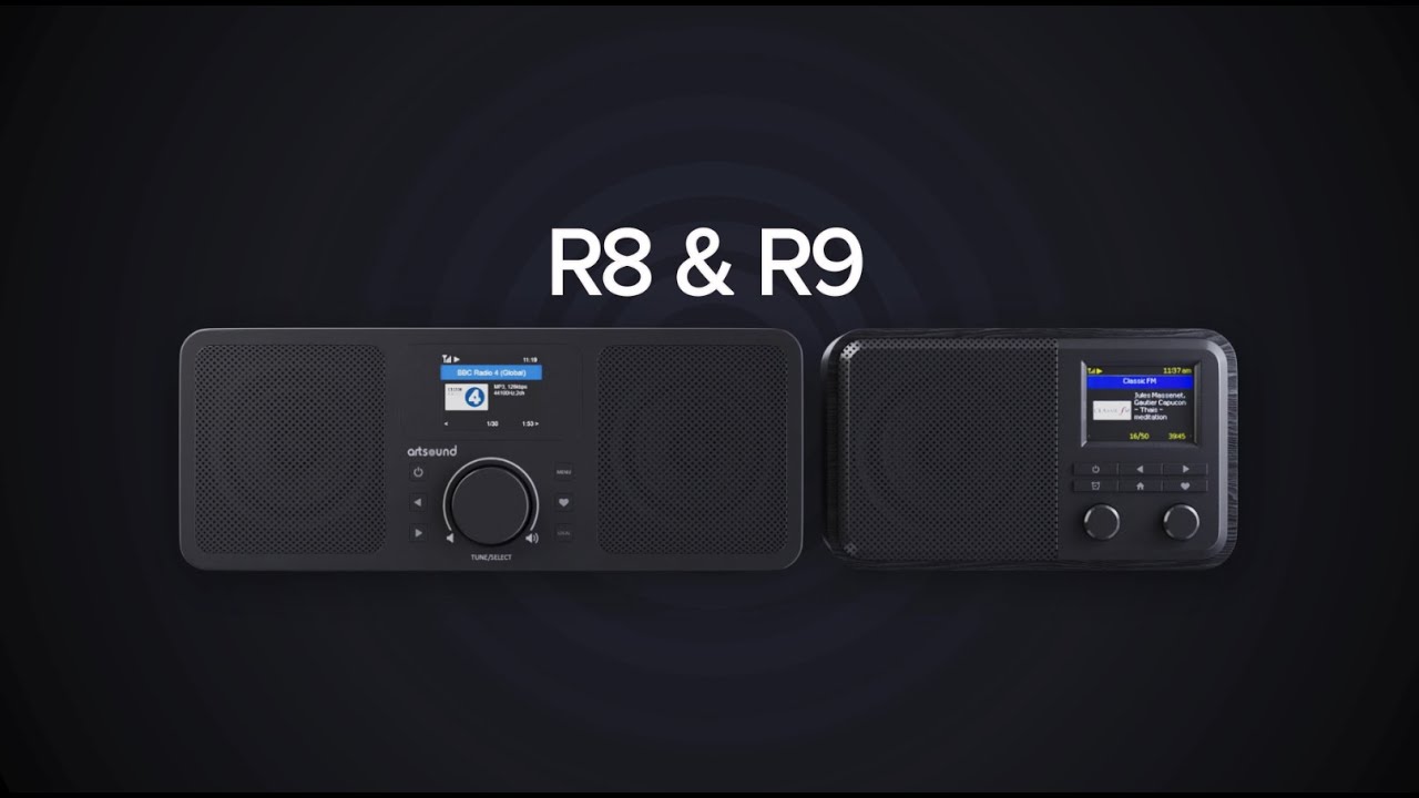 R8 & R9 INTERNET DAB RADIOS - YouTube