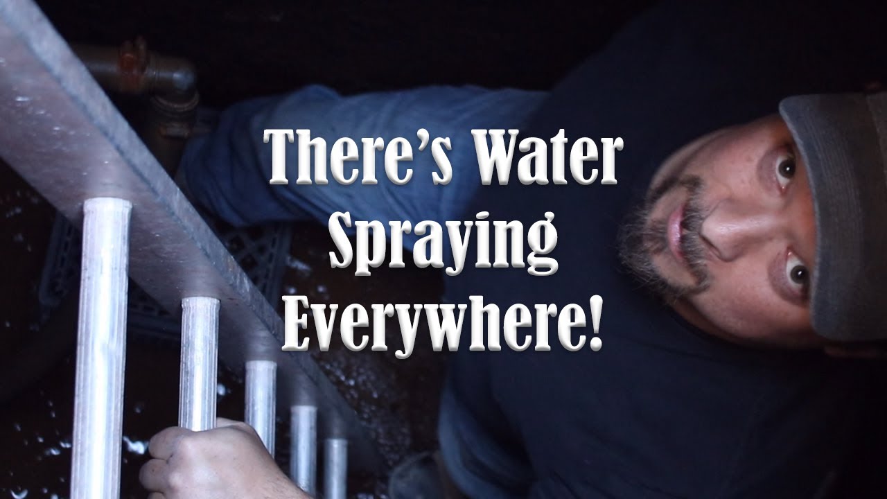 There's Water Spraying Everywhere! - YouTube