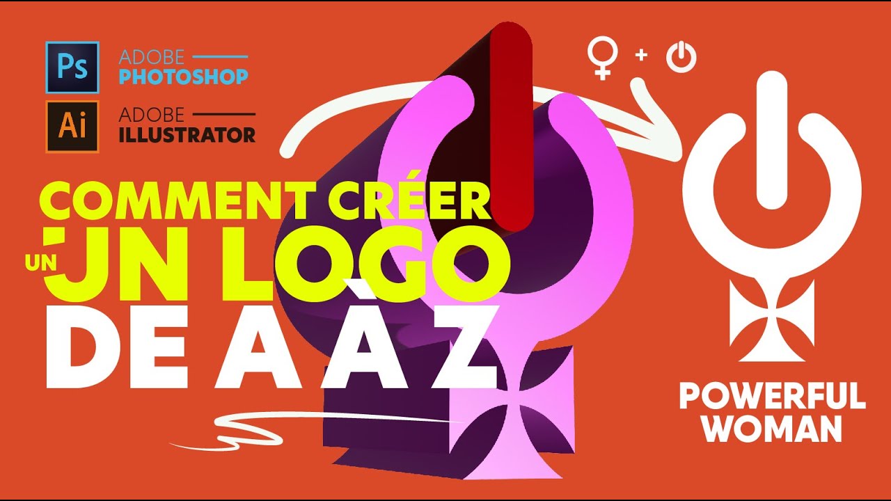 Comment Réussir Un Logo De A à Z Dans Adobe Photoshop & Adobe ...