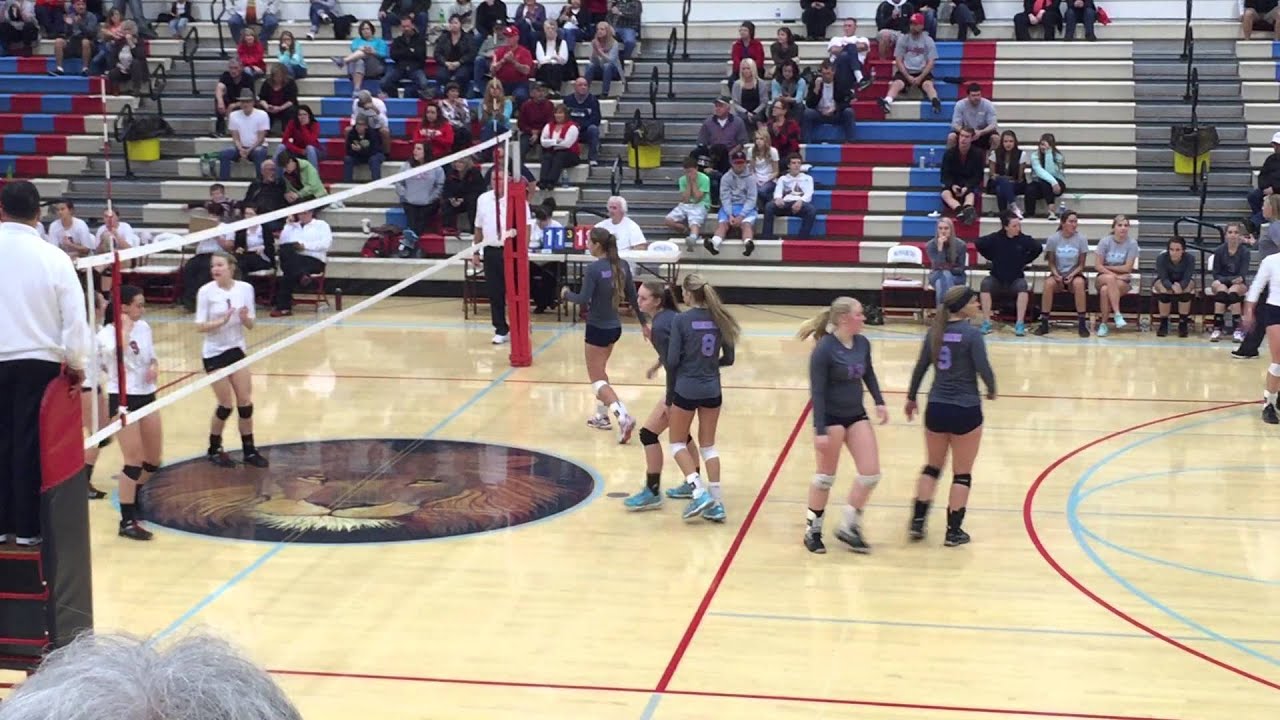 Taylor Hutton #7 Volleyball District Tournament - YouTube