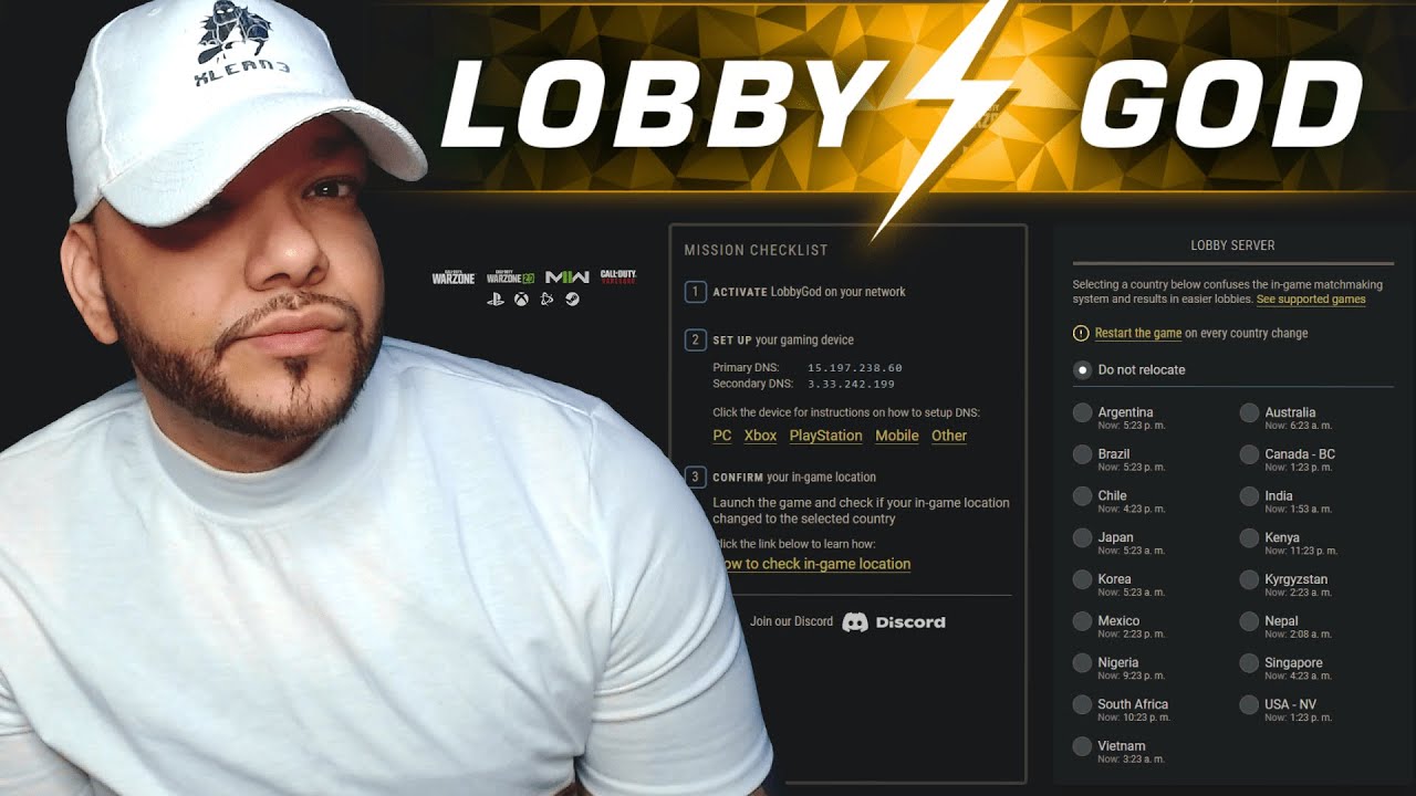 BOT LOBBY | LA VPN CON UN SERVIDOR DE NAT STRICTA | WARZONE 3 - YouTube