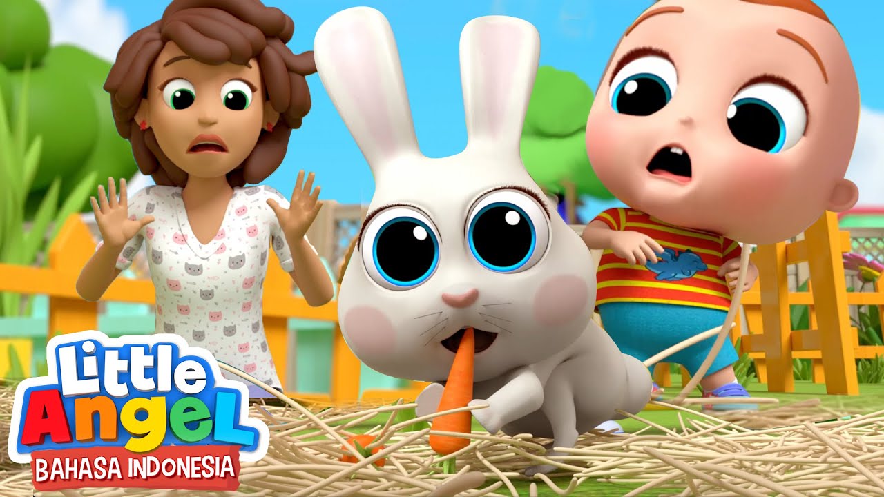 Lucunya Kelinci Binatang Peliharaan Kami 🐰 Kartun Anak | Little Angel Bahasa Indonesi - YouTube