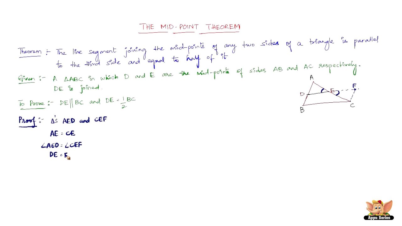 What is the 'Mid-Point Theorem' ? - YouTube