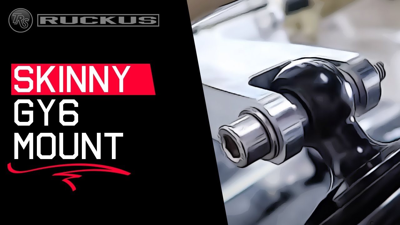 TRS Skinny GY6 Mount - YouTube