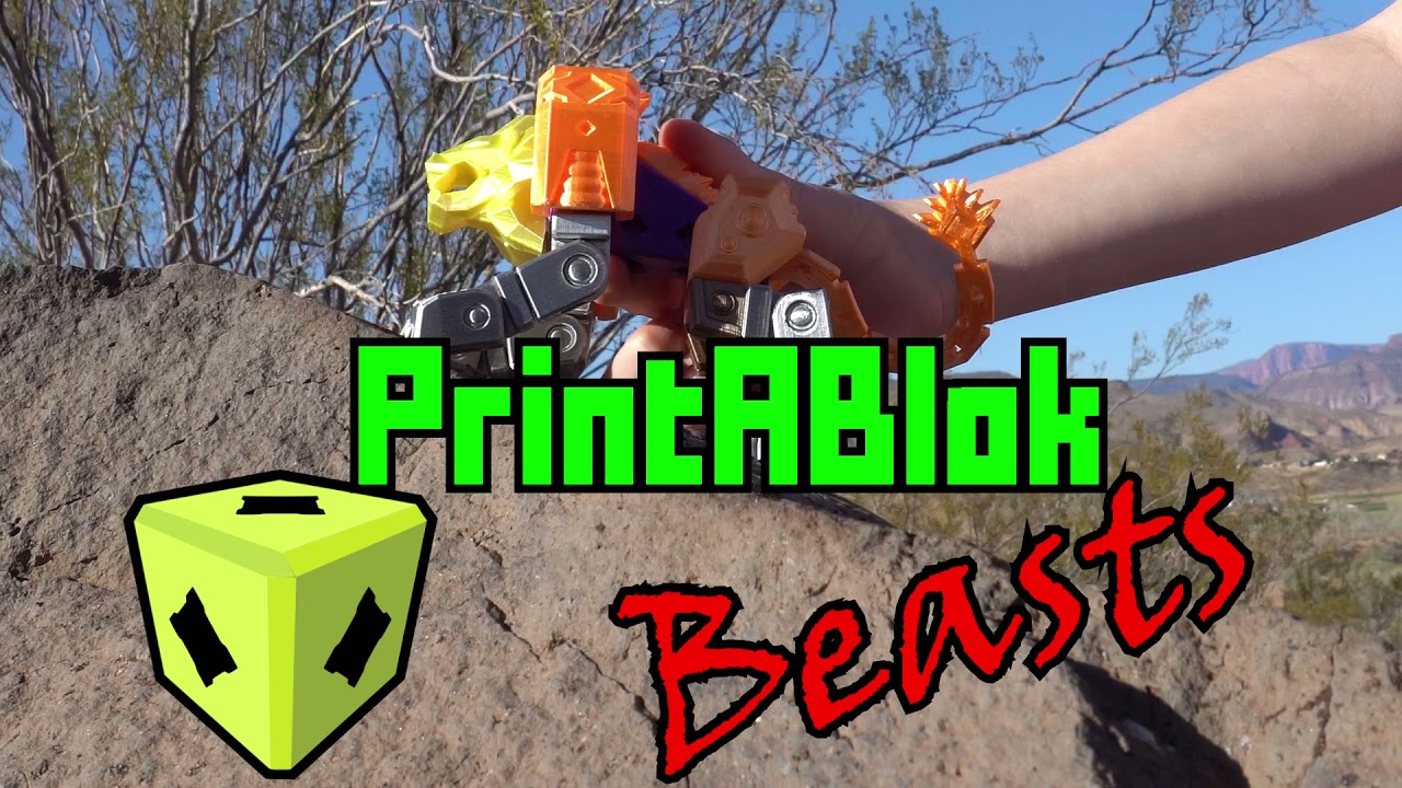 Beast inspired building sets for your 3D Printer - YouTube