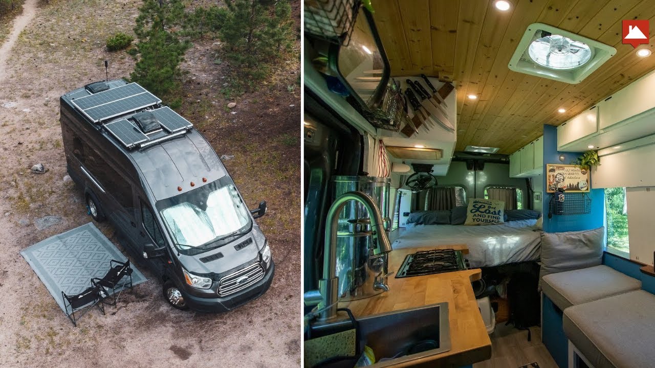 Amazing Off-Grid Adventure Van | Full Tour - YouTube