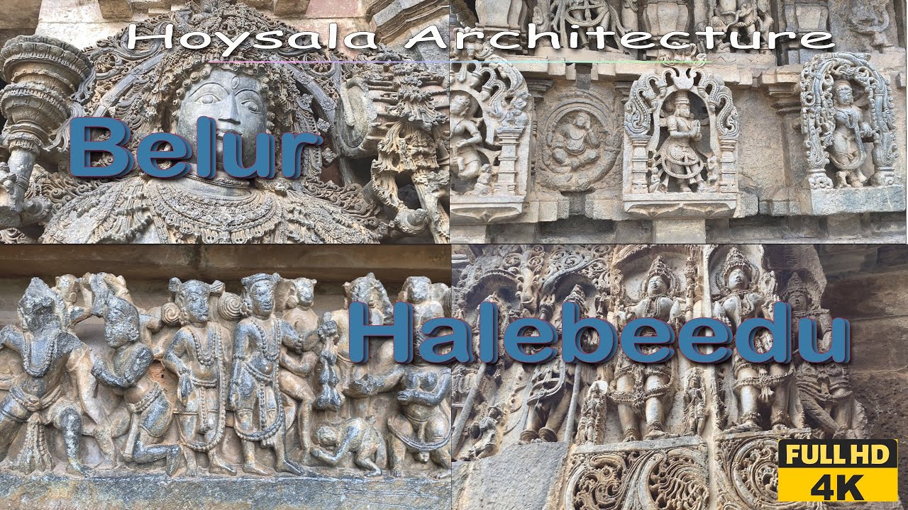Belur and Halebeedu in 4K #subscribe #temple #beluru #halebeedu # ...