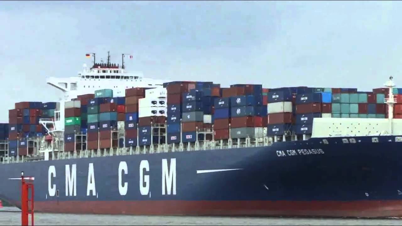 "CMA CGM Pegasus" Hamburg/Germany - YouTube