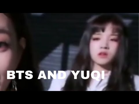 BTS falling for YUQI'S VOICE