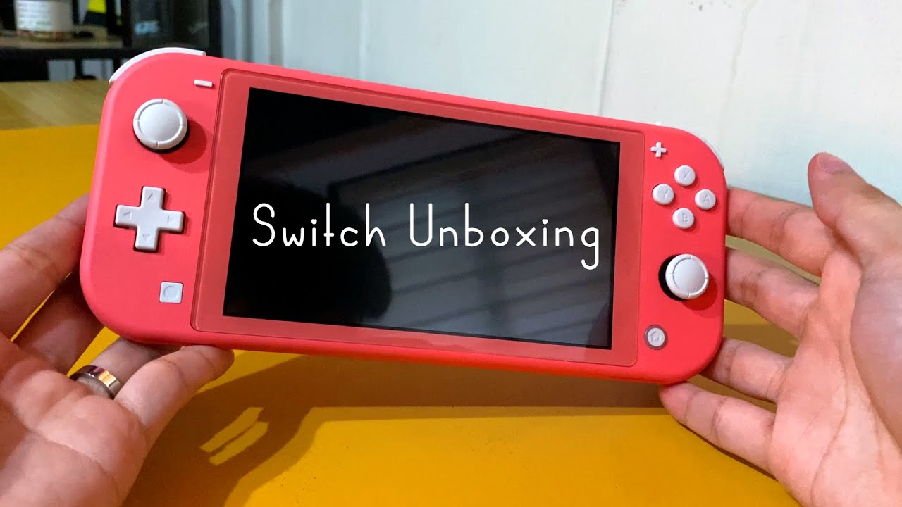 🍓 unboxing my new nintendo switch lite - YouTube