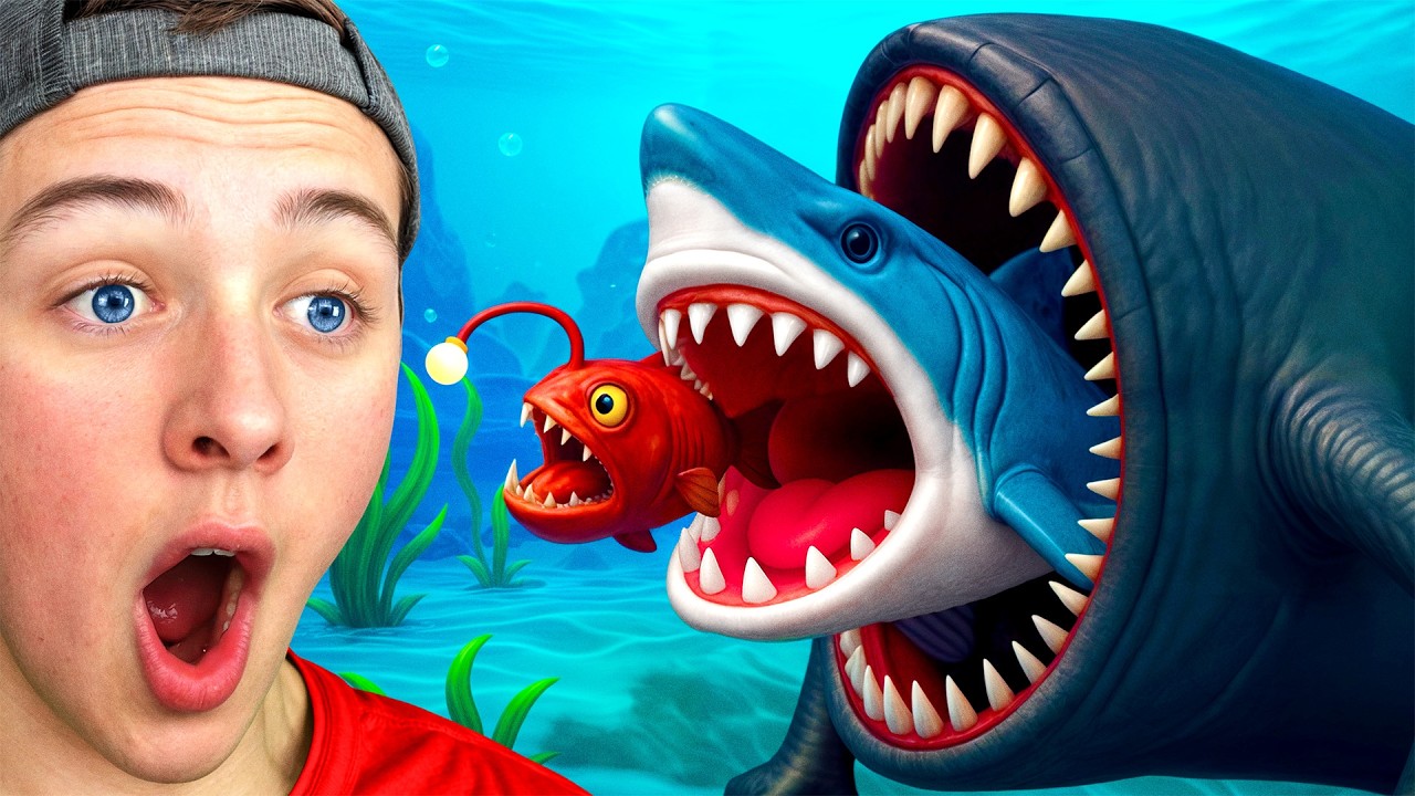 Fish Eats Fish Size Comparison - YouTube