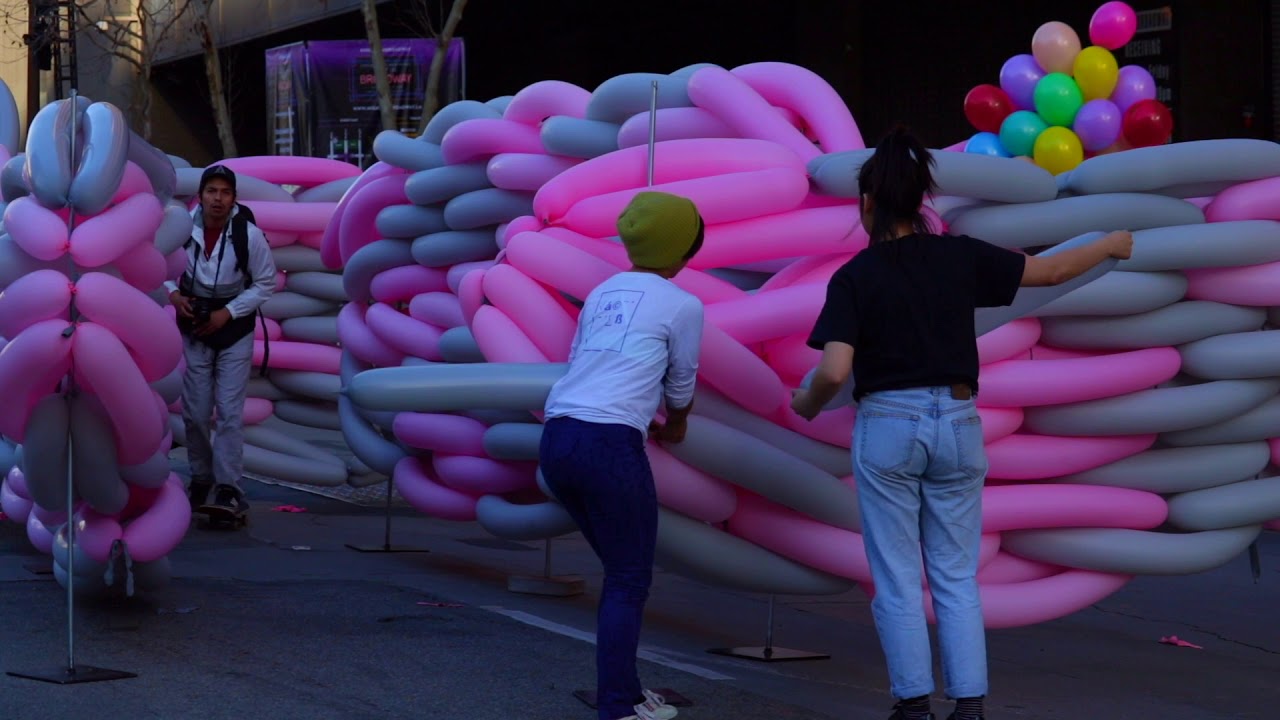 A Balloon Nightclub Installation - YouTube