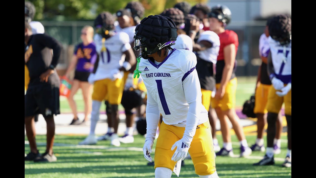 ECU WR Winston Wright Jr. on App State week - YouTube