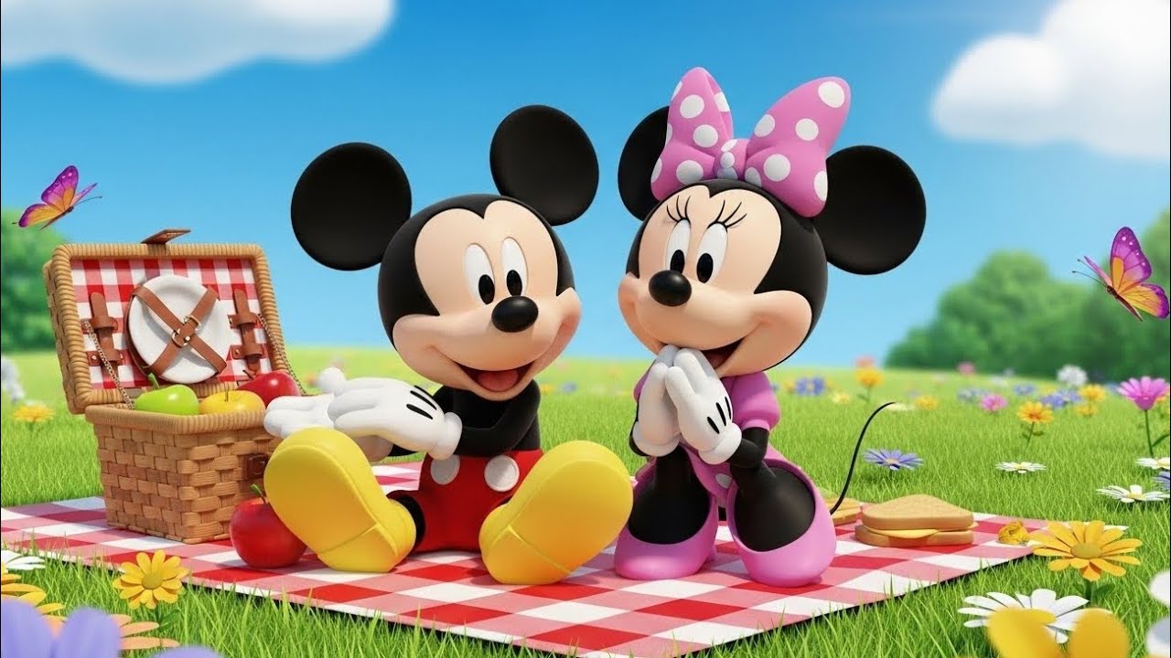 Mickey & Minnie Picnic Adventure 🧺🐭 | Cartoon Story for Kids - YouTube