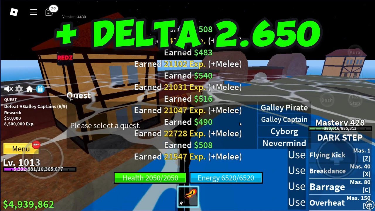 BLOX FRUITS Script Mobile Delta Apk UPDATE Delta-2.650 AUTO FARM | AUTO ...