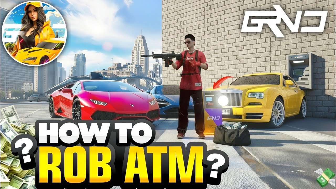HOW TO ROB ATM in RP GRAND MOBILE 💰 || YUVRAJ OP || RP GRAND MOBILE ...