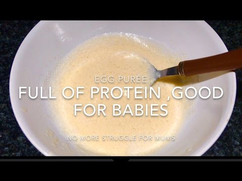 The Perfect Egg Purée Full Of Protein. - YouTube