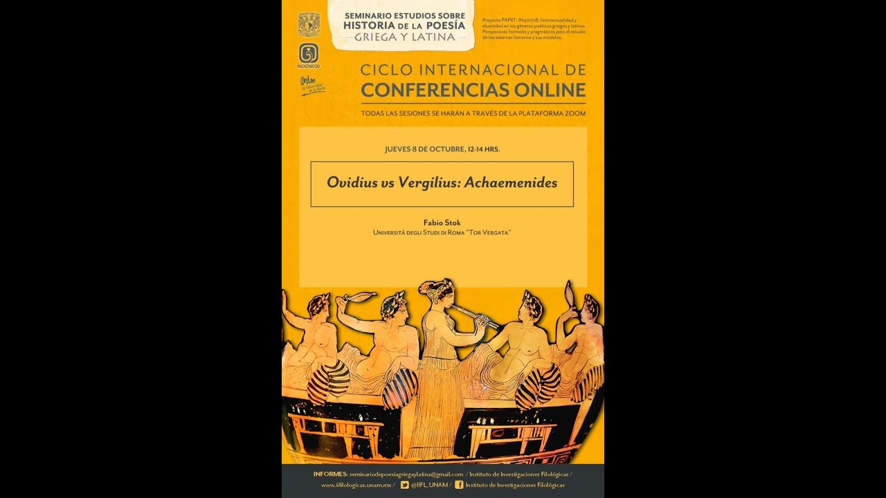 Ciclo internacional de Conferencias: Fabio Stok. Ovidius vs Vergilius ...