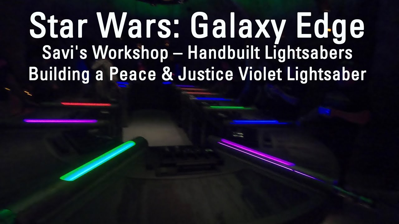Building a Lightsaber at Star Wars: Galaxy's Edge - Savi's Workshop ...