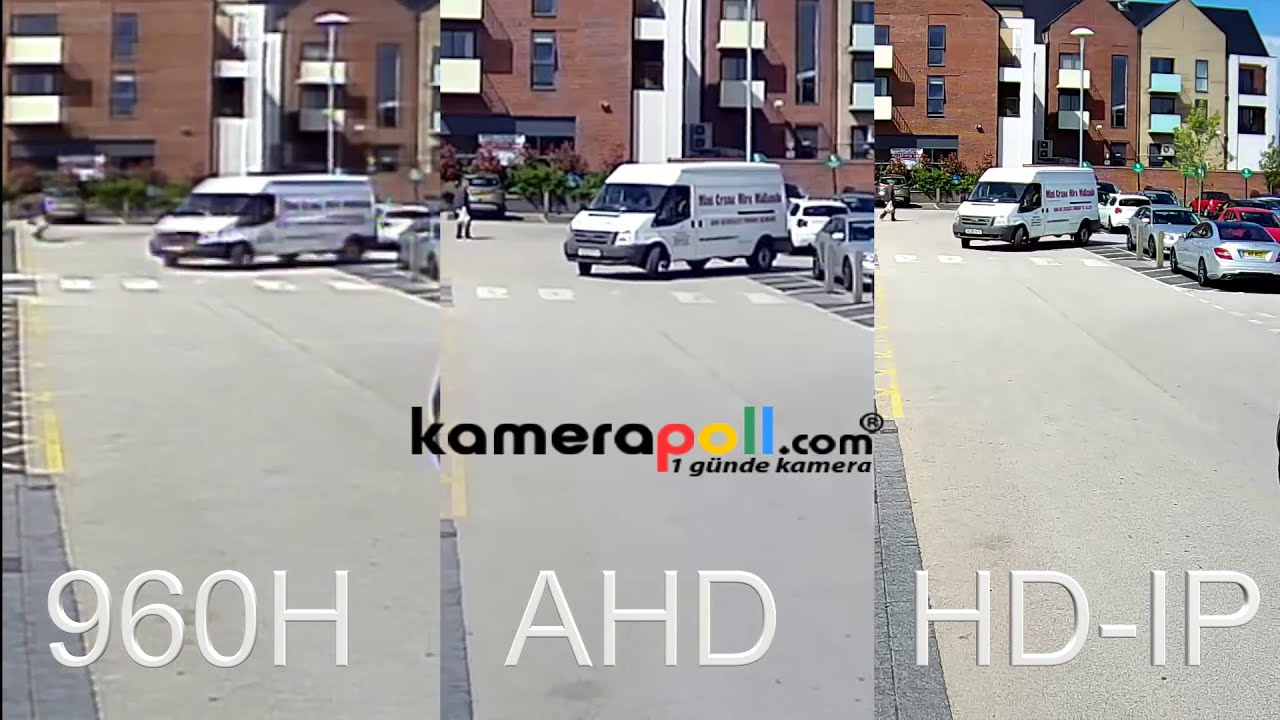960H, 720P, 1080P GÜVENLİK KAMERA KARŞILAŞTIRMASI, - YouTube