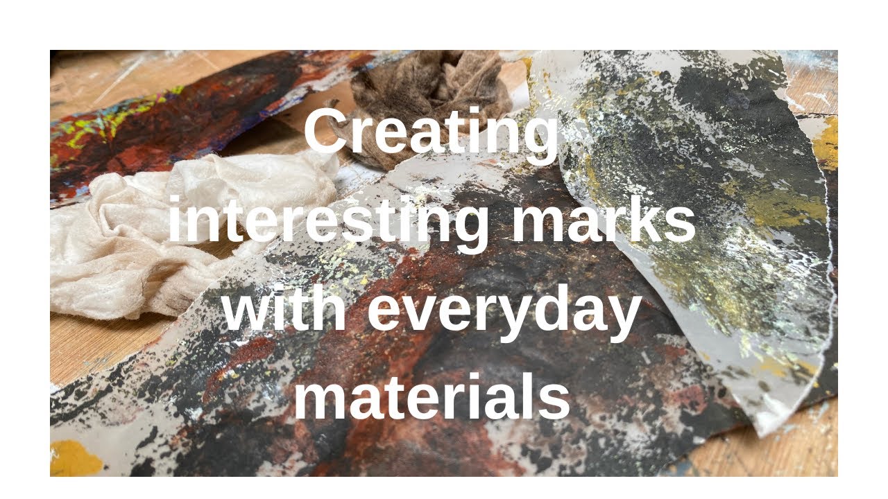 Interesting Mark Making - YouTube