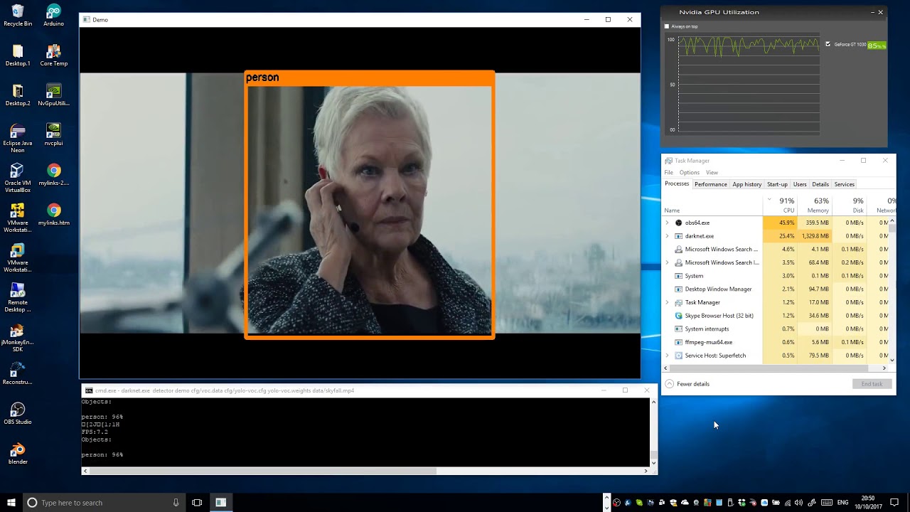 YOLO object detection test - YouTube