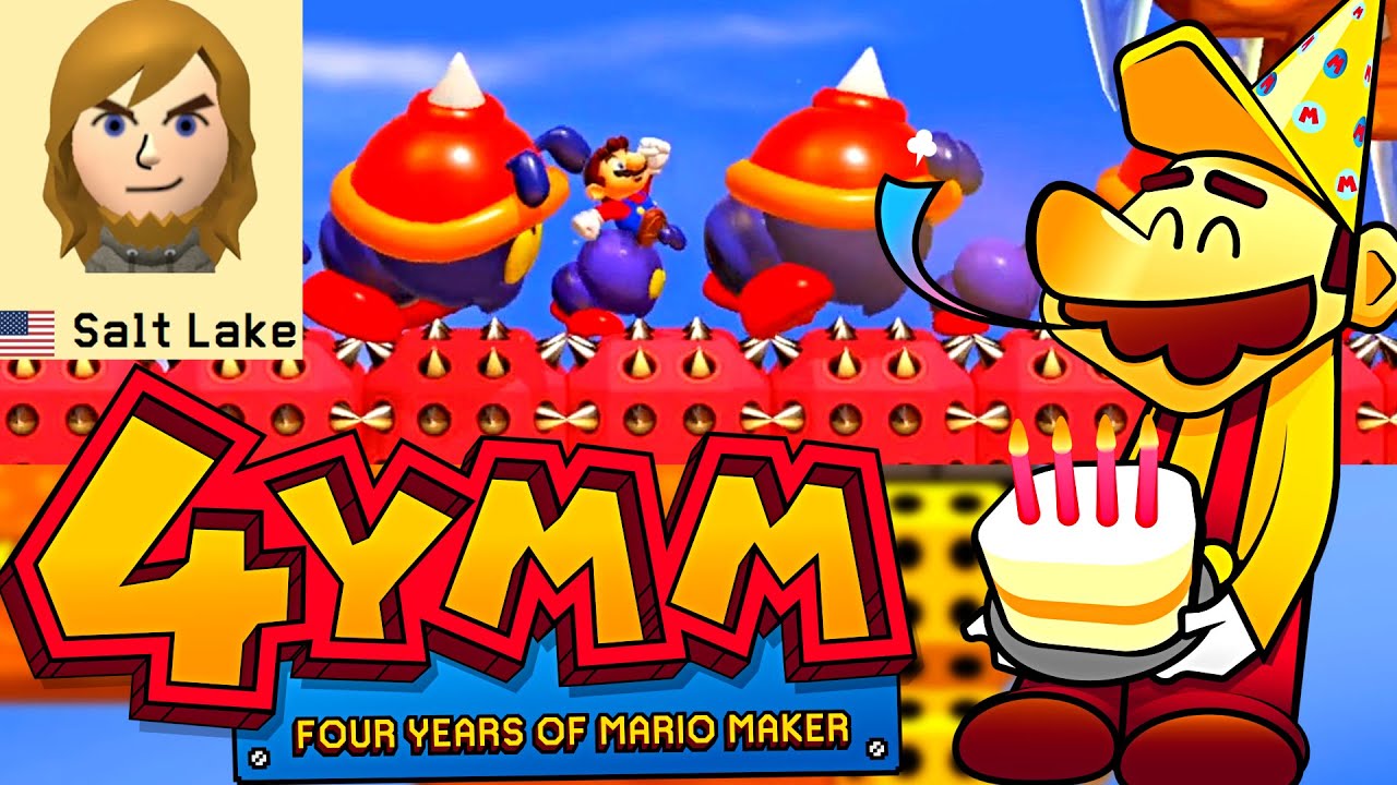 4 Years of Mario Maker 🎉 Uninvited Picnic Guests 🎉 Salt Lake - YouTube