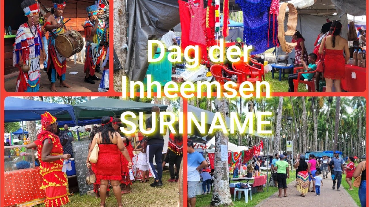 Suriname:Dag der inheemsen#Palmentuin#9 augustus 2022#Indigenous People ...