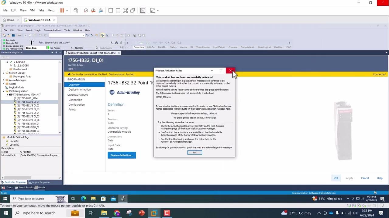 How to use Factory Talk Echo for Simulate Controllogix PLC - YouTube