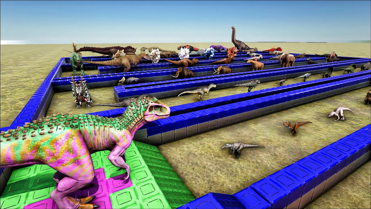 MORO INDOMINUS REX DEATHRUN | ARK: SURVIVAL EVOLVED - YouTube