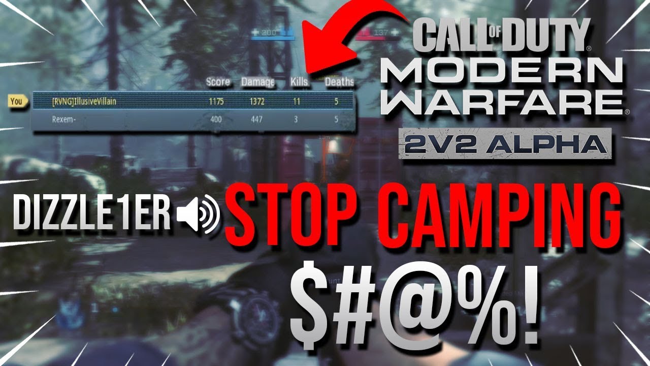 CoD Modern Warfare- TRASH TALKER GETS DESTROYED IN 2V2 ALPHA - YouTube