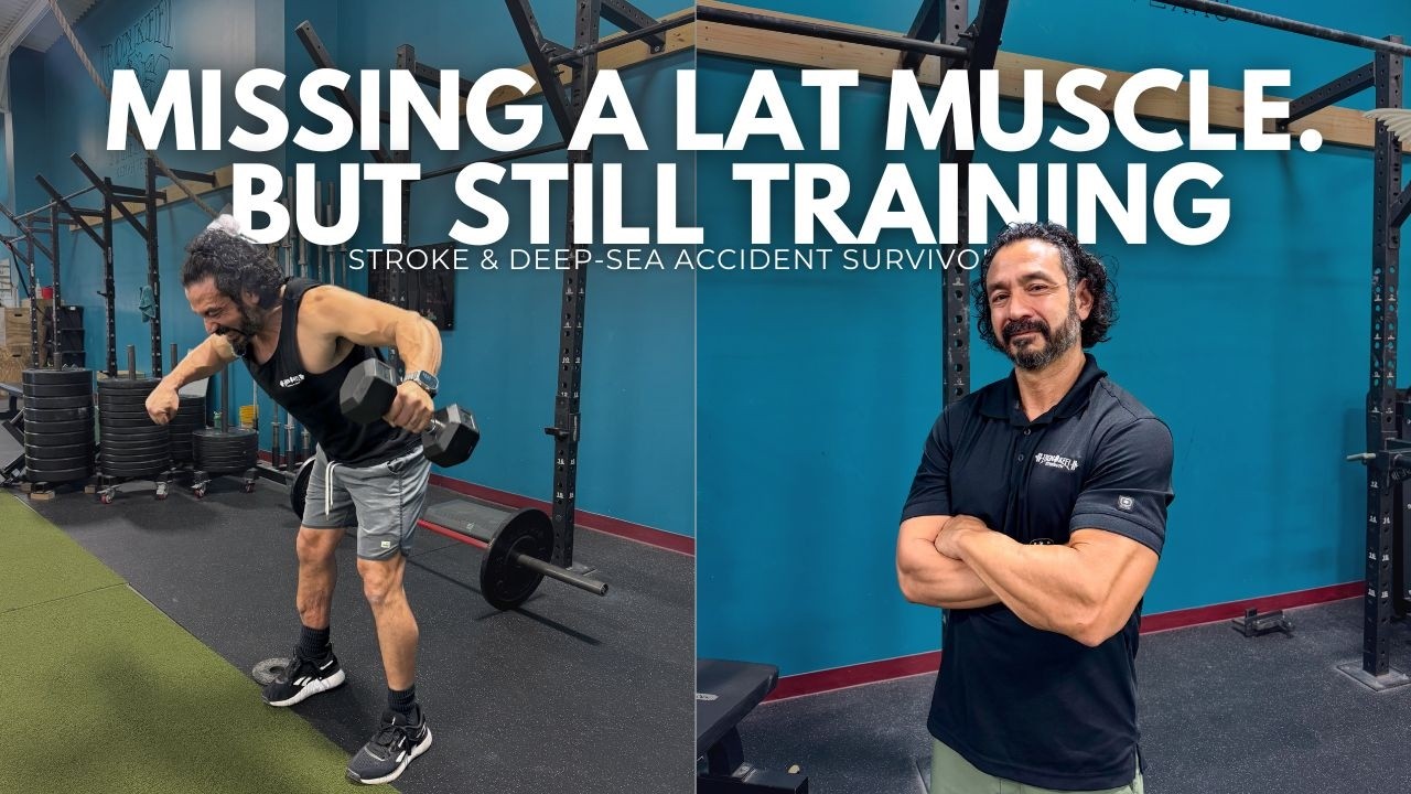 Training Without a Lat Muscle | My Full Body Session - YouTube
