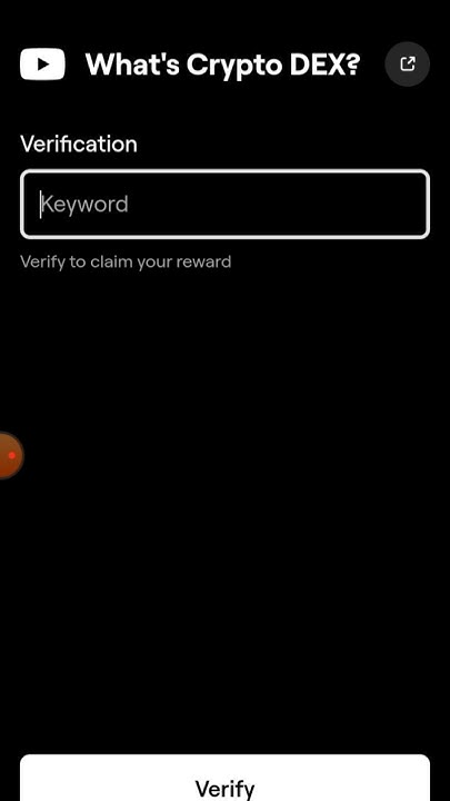 What's Crypto Dex verification Code..?? Blum - YouTube