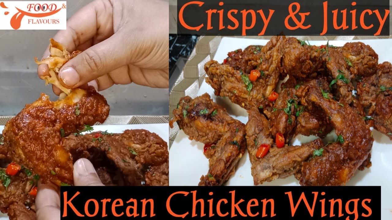 Korean Chicken Wings Crispy & Juicy recipe by sumi @foods&flavours by ...