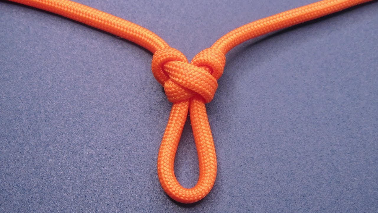 How to tie a simple Noose Knot. Tie the Butterfly Rope Loop Knot ...