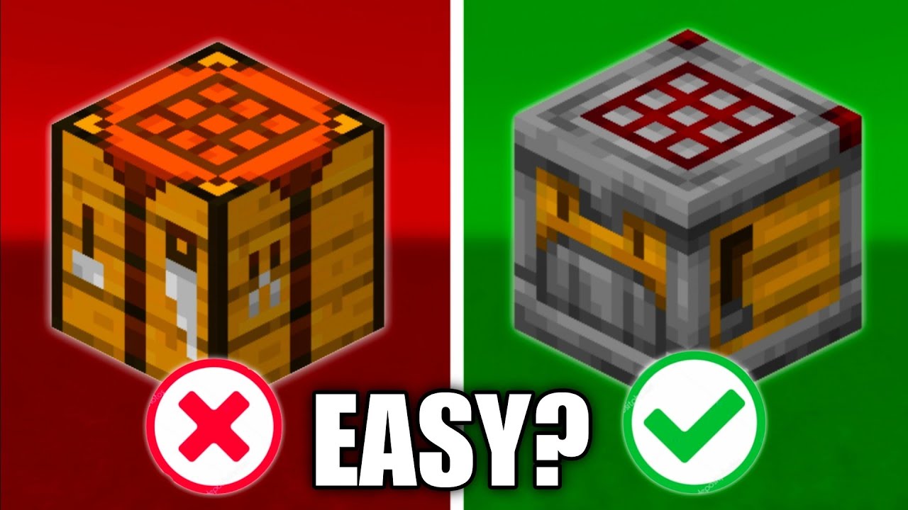 HOW TO USE CRAFTER EASILY IN MINECRAFT! - YouTube