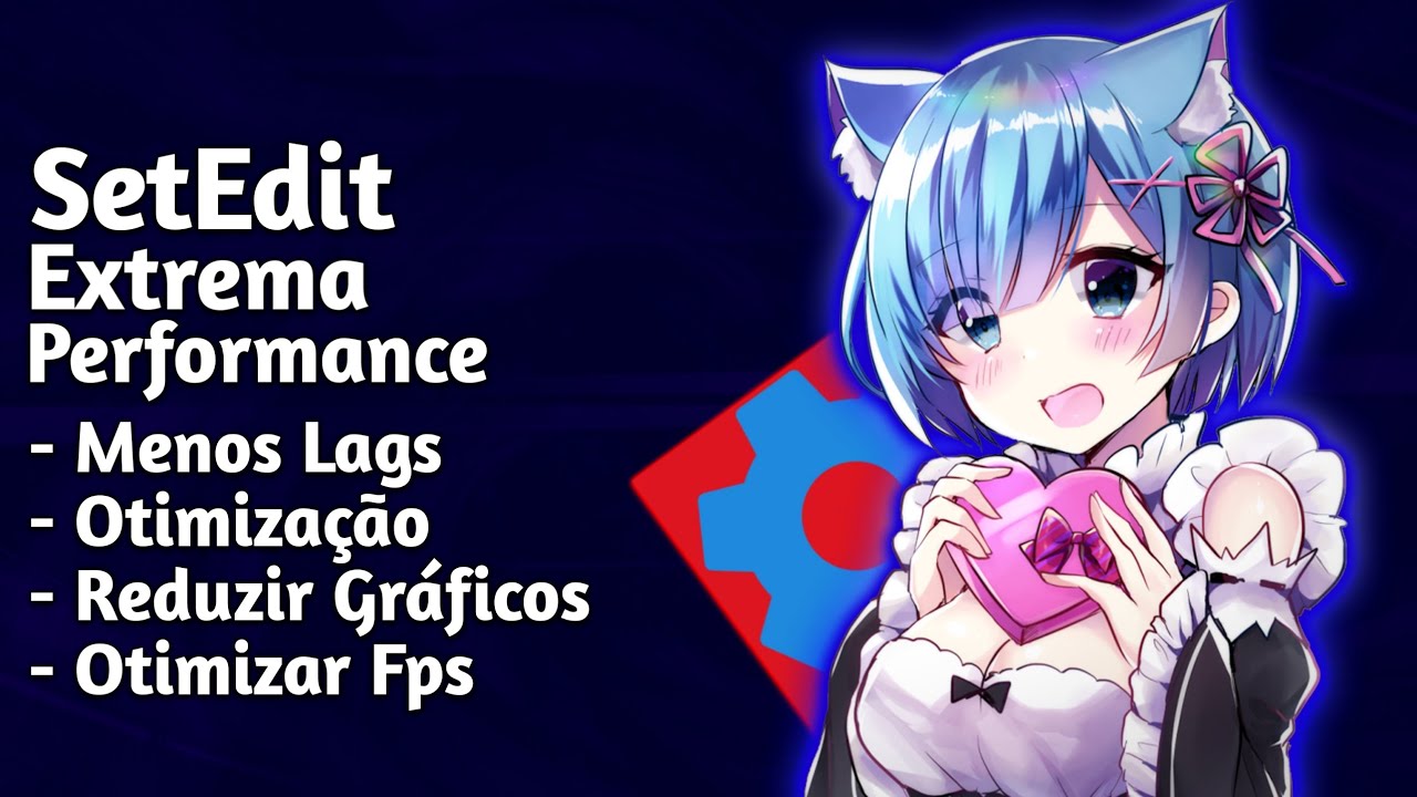 | CÓDIGOS SETEDIT | REDUZA OS GRÁFICOS DE JOGOS | MELHORE SEU FPS | - YouTube