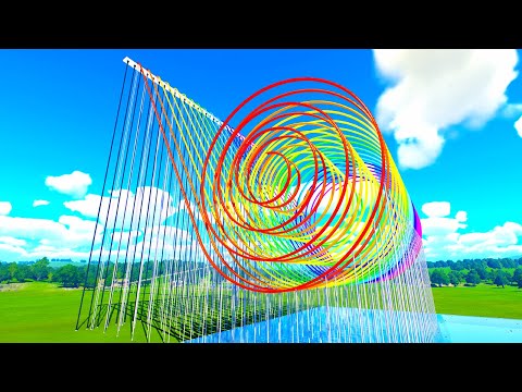 1% vs 100% Spiral Loop Mega Water Slide – Planet Coaster 2