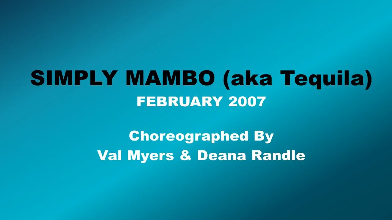 Simply Mambo - Line Dance (Dance & Teach) - YouTube