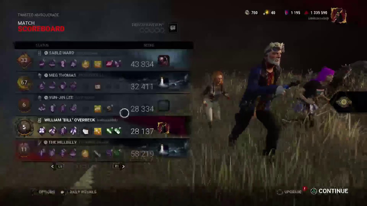 DND CHAPTER DBD MASQUERADE - YouTube