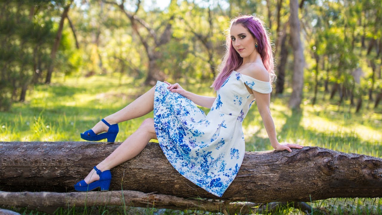 How To Shoot Forest Portraits With Natural Light - YouTube