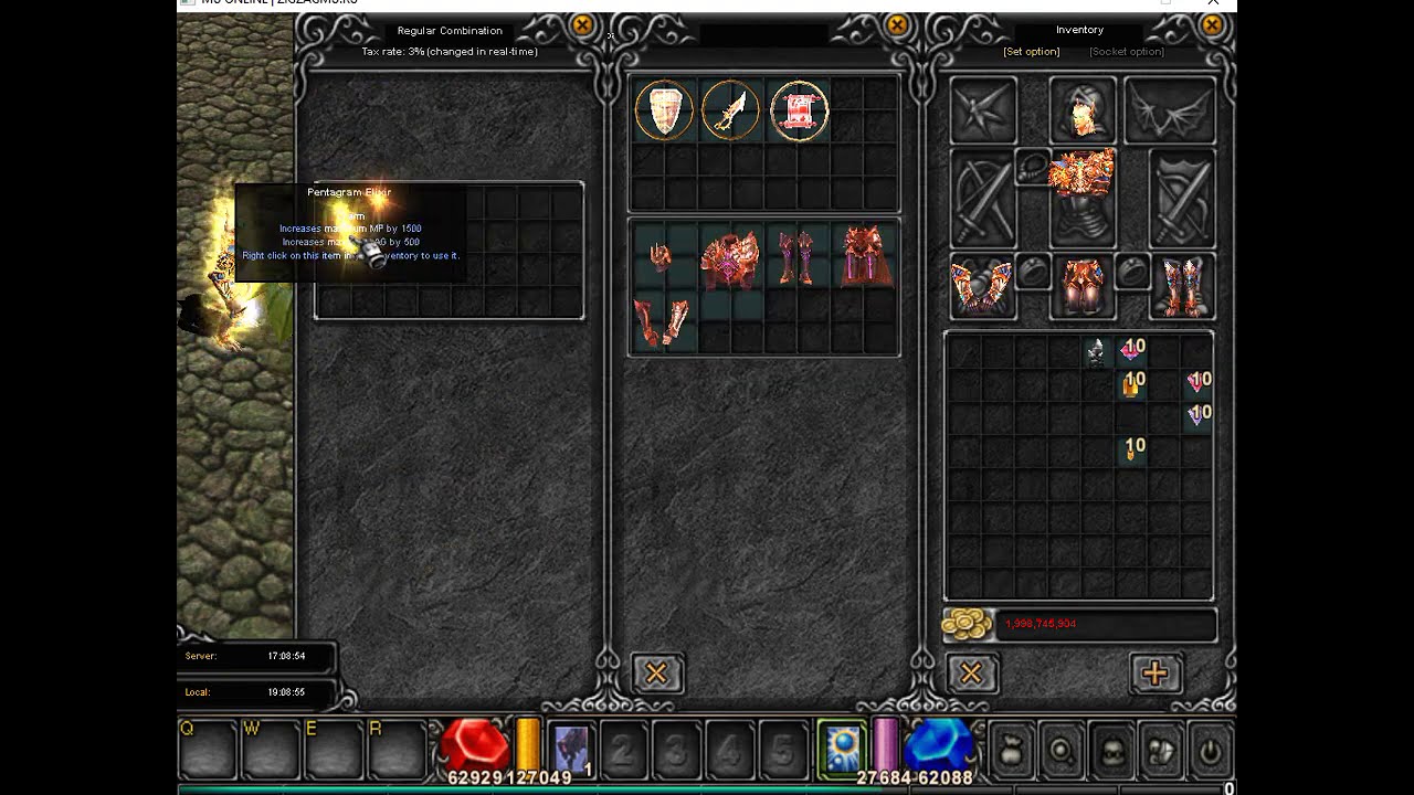 Pentagram Crafted MU Online Season 6 Party 15 - YouTube